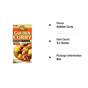 S&B, Golden Curry Sauce Mix, Mild, 3.2 oz