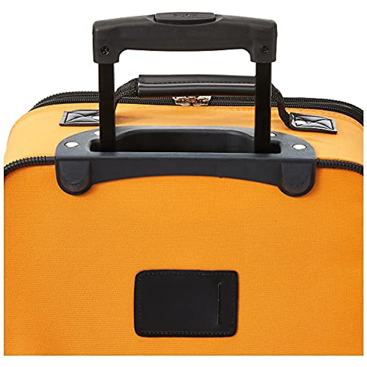 Rockland Fashion Softside Upright Luggage Set,Expandable, Orange, 2-Piece (14/19)