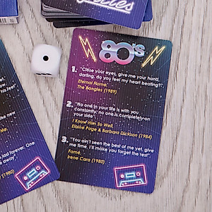 Boxer Gifts Eighties Guess That Tune Music Card Games for Adults and Families | Song Lyrics Game Night - Name The 80s Song Trivia | 1980s Nostalgia Gifts for Music Lovers