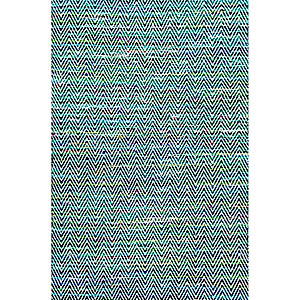 nuLOOM Rochell Handwoven Chevron Accent Rug, 2 ft x 3 ft, Green