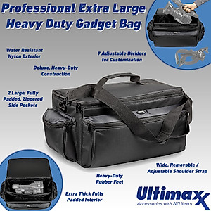 Panasonic Intl. HC-X2000 UHD 4K 3G-SDI/HDMI Pro Camcorder + 128GB Memory Card, Condenser Microphone, Deluxe 72” Video Tripod, Spare Battery, Water Resistant Gadget Bag & Much More (22pc Bundle)