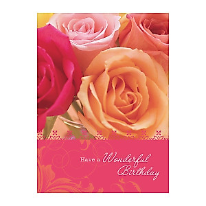 Paper Craft IG98639-RE Religious Birthday Card Assortment Box Set with Envelopes, 12 Cards, 4.75'' W x 6.5'' H, Cupcake, Waterfall, Puppy, and Floral Photography