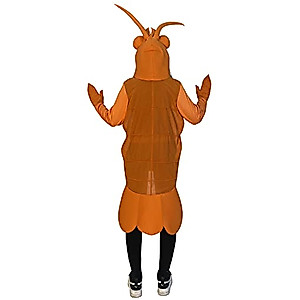 Rasta Imposta Shrimp Fish Costume Crawfish Crustacean Food Cosplay Dress Up Costumes, Boys and Girls, Teen Size 14-16