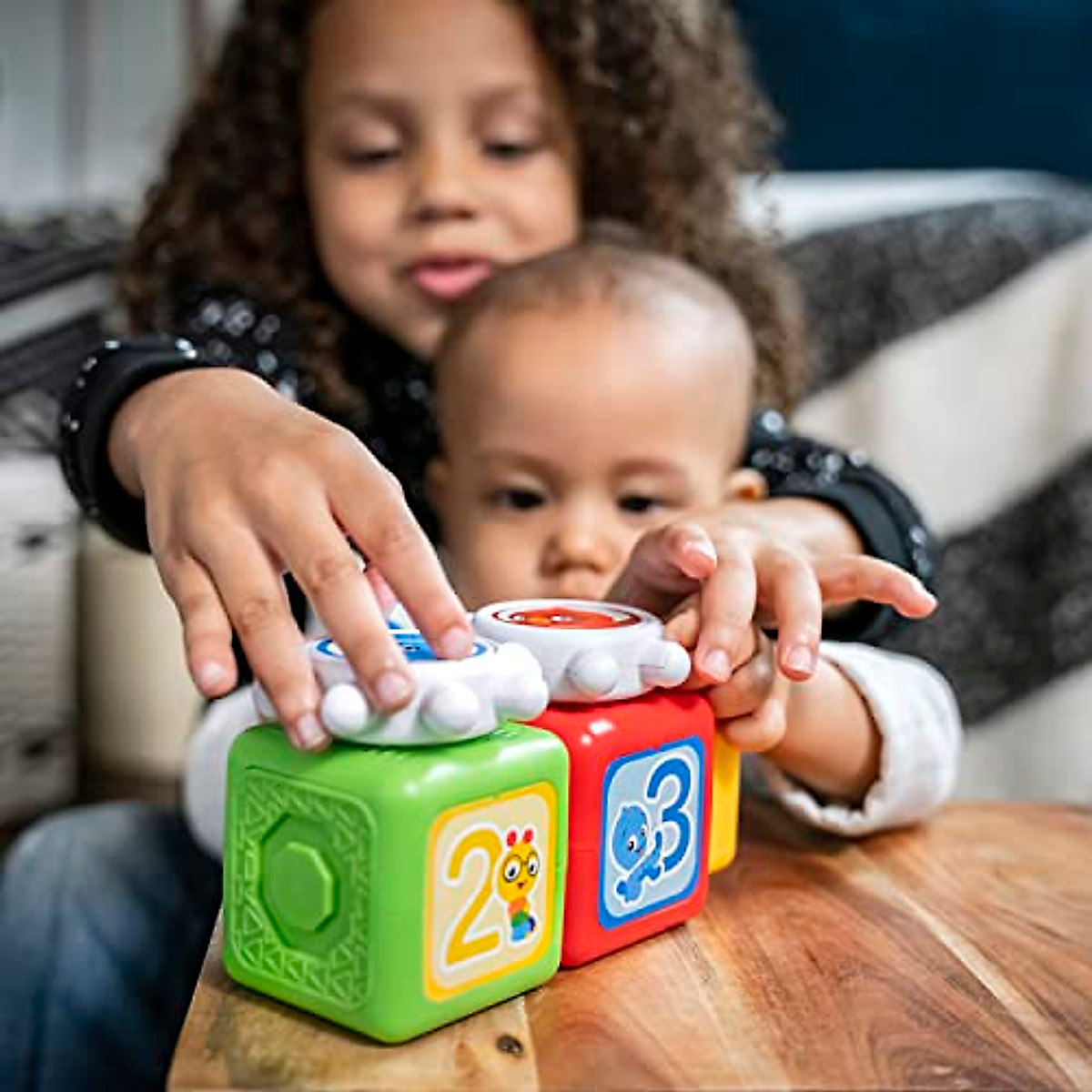 Baby Einstein Connectables 20 Piece STEAM Magnetic Blocks Learning Toys Numbers Colors Animals for Baby 6 Months+ Toddler 1 2 3 4 5 Year Old