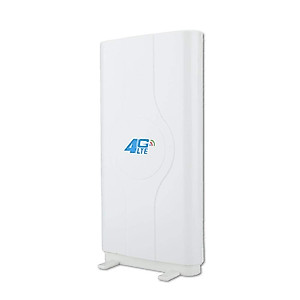 Blazing Fast Indoor 4G LTE 88DBi High Gain Plate Antenna 800MHz to 2600MHz Support TS-9 Connector Customizer Installed Indoors on The Desktop or Wall. (SMA)