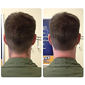 Neckline Shaving Template and Hair Trimming Guide | Hands-Free Cut, Trim, and Shave | Adjustable for Different Sizes | Flexible Durable High-Density Polyethylene (HDPE)