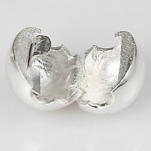 Round Stopper Charm 925 Sterling Silver Clip Charm Lock Stopper Charm Spacer Charm for Pandora Charms Bracelet (Silver)