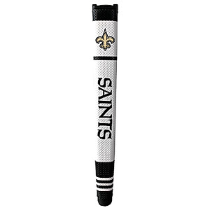 Team Golf NFL NEW ORLEANS SAINTS Golf Putter Grip Team Golf NFL Golf Putter Grip (Multi Colored) with Removable Ball Marker, Durable Wide Grip & Easy to Control