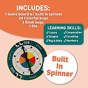 Peaceable Kingdom Snug as a Bug in a Rug Award Winning Cooperative Preschool Skills Builder Game for 2 to 4 Kids ages 3+