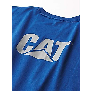 Caterpillar Men's Classic Fit Sleeveless T-Shirt, Bright Blue, X-Large