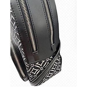 Michael Kors Jaycee Backpack Black Medium Leather, Black