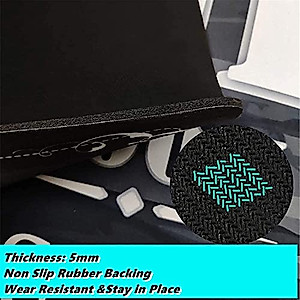 Black Laundry Room Runner Rug 20x59 Load of Fun Rug Floor Mat for Washroom Mudroom Rubber Runner Farmhouse Large Laundry Rug Mat Washer and Dryer Carpet Black Laundry Room Decor and Accessories