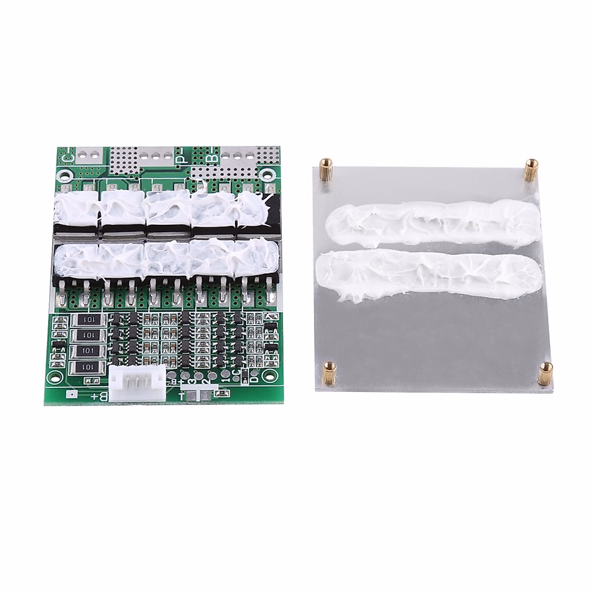 Battery Board, 4S 100A 12V LiFePO4 Lithium Li-ion LFP Battery Board with Balancing