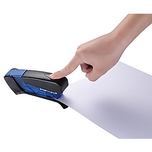 Paper Pro Compact Classic No Effort, One Finger, 80% Easier Staplers - Great for Carpal Tunnel and Arthritis, Assorted (3054)