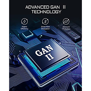 200W USB C Charger, Aergiatech Desktop 5-Port PD 100W Type C 65W PPS GaN Charger Fast Charging Station with LCD Display, Laptop Power Adapter for MacBook Pro/Air iPhone 14 Pro Max, Samsung Galaxy