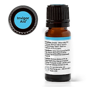 Plant Therapy Invigor Aid Essential Oil Blend 10 mL (1/3 oz) 100% Pure, Undiluted, Therapeutic Grade