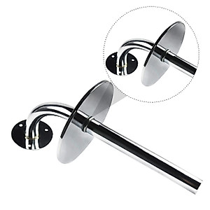 Anneome 3pcs Roll Shopping Bag Bracket Storage Stainless Steel Consumables