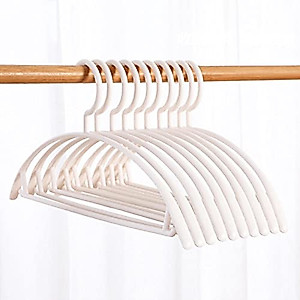 xiaoguozi Clothes Hanger,Hangers Space Saving Lightweight & Non Slip No Shoulder Bump Suit Hangers for Coat, Sweater, Jackets, Shirts, White