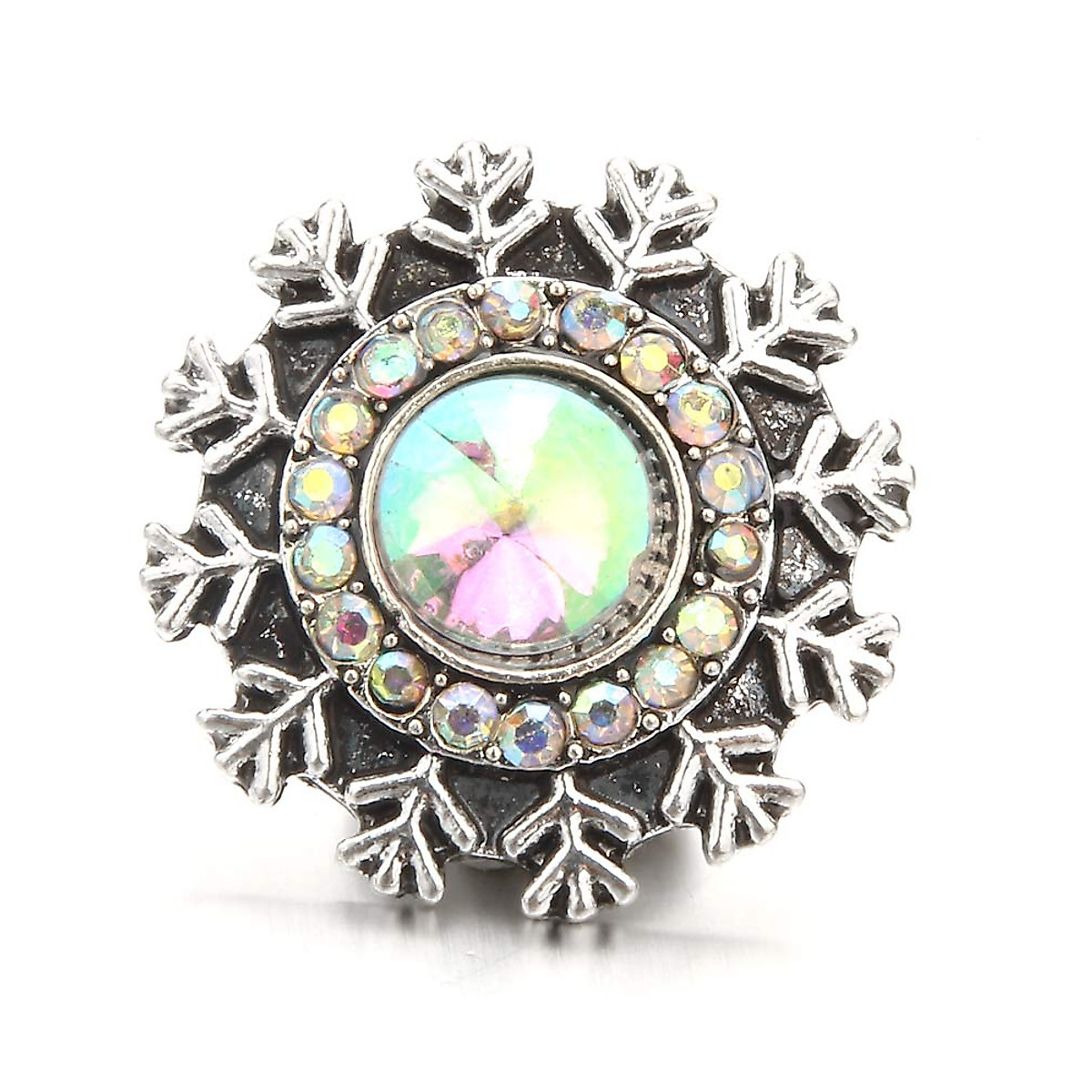 LOVGLISTEN 12pcs 20mm Snap Button Chunk Jewelry Charms Snap Bracelet Accessories for Women (8)