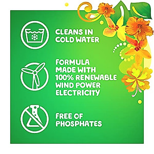 Gain + Aroma Boost Laundry Detergent Liquid Soap, Island Fresh Scent, 107 Loads, 154 Fl Oz, He Compatible