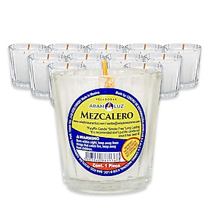 Aramo - Mezcalero Candle | 12 Pack Premium Quality Candles | Crafted in Mexico, Illuminating The World | Ideal for Home & Spiritual Use | Veladora Mezcalero