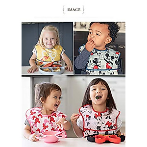 Bumkins Bibs, Disney Winnie The Pooh Baby Bibs for Girl or Boy, SuperBib Baby and Toddler Bib for 6-24 Months, Baby Bib for Eating, Feeding Bib, Waterproof Fabric – Hunny