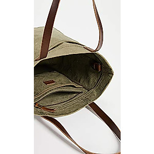 Madewell Women's The Canvas Medium Transport Tote, British Surplus, Black, One Size