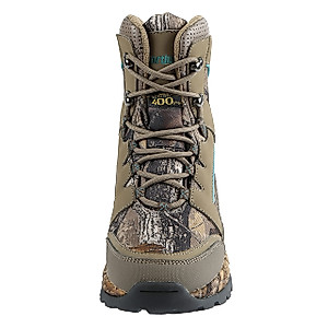 Northside womens Woodbury 800 Hunting Shoes, Stone/Aqua, 8.5 US