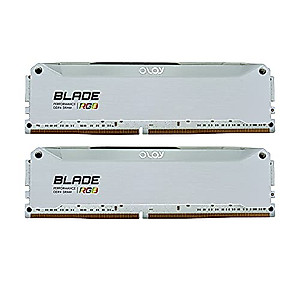 OLOy DDR4 RAM 16GB (2x8GB) Blade Aura Sync RGB 3600 MHz CL14 1.45V 288-Pin Desktop Gaming UDIMM (MD4U0836144BRADE)