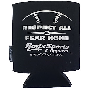 Diamond Sports Diamond Flyer Fastpitch 12 inch 12FPSC USA Stamped 375 Compression .47 COR Softballs with Yellow Bucket - 18 Ball Pack and Rods Insulated Can Sleeve