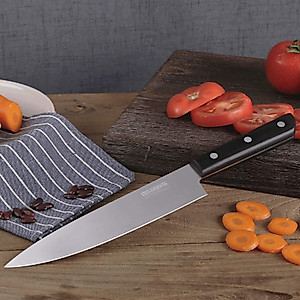 SHI BA ZI ZUO SL502 8 Inch Chef's Knife Cooking Knife Germany Stainless Steel Sharp Knives Ergonomic Cutlery Tool
