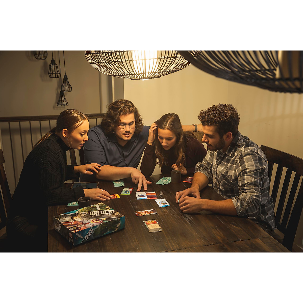 UNLOCK! Escape Adventures Card Game - Escape Room-Inspired Cooperative Adventure, Fun Family Game for Kids and Adults, Ages 10+, 1-6 Players, 1 Hour Playtime, Made by Space Cowboys