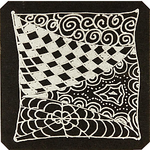 Studio Series Artist's Tiles Black: 75 Acid-Free Black Tiles