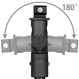 Camera Flash Speedlite Mount, ChromLives Professional Swivel Stand Light Bracket, Umbrella Bracket Shoe Holder E Type Compatible with Canon Nikon Pentax Olympus Nissin Metz, Other Speedlite Flashes