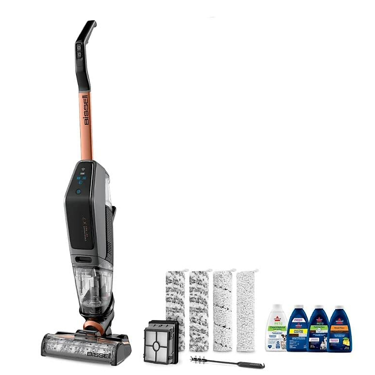 BISSELL 3277 CrossWave X7 Cordless Pet Pro Titanium/Black/Copper Vacuum
