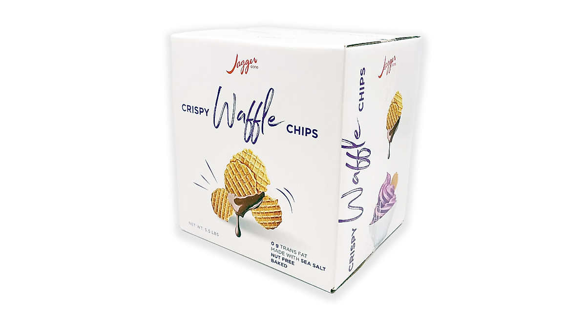 Crispy Jagger Cone Waffle Nachos for Ice Cream Treats