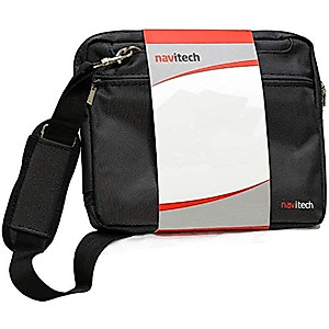 Navitech Black Carry Case/Cover Bag for Portable DVD Players Including The UEME 9 inch
