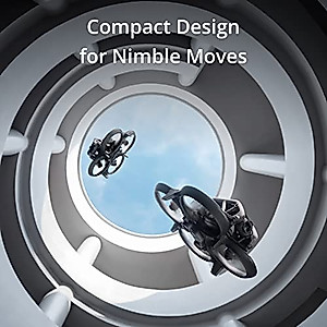 DJI Avata Explorer Combo - First-Person View Drone with Camera, UAV Quadcopter with 4K Stabilized Video, Super-Wide 155° FOV, Emergency Brake and Hover, Includes New RC Motion 2 and Goggles Integra Black