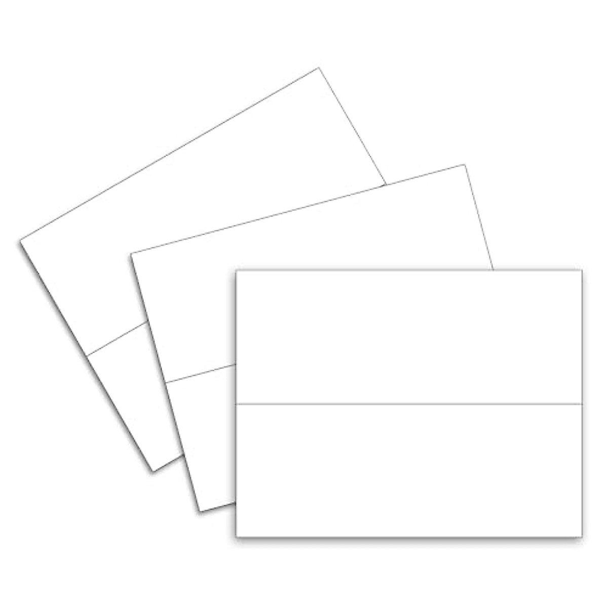 "C-Line Printer-Ready Scored Name Tent Cards, 11 x 4-1/4 Inches (Folded Size), 8-1/2"" x 11"" White Cardstock Sheets, Box of 50 (87517)", large