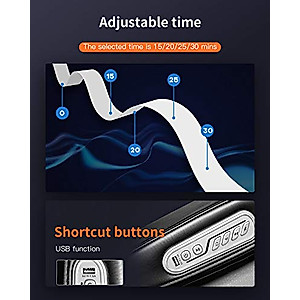 BestMassage Electric Shiatsu Zero Gravity Full Body Massage Chair Recliner with Built-in Heat Therapy Foot Roller Airbag Massage System Stretch Vibrating Wireless Bluetooth Speaker,Black