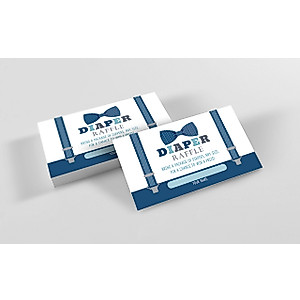 Your Main Event Prints Boy Baby Shower Invitations, 20 Including Envelopes & Diaper Raffle Cards, Little Man, Sprinkle