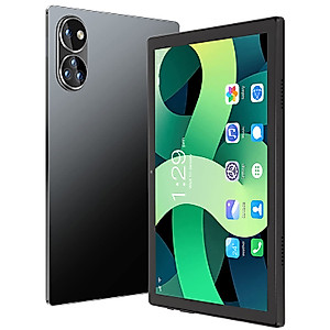 HD Tablet, Dual Card Slot Support 4G Calling 4G Calling Tablet Black for 12.0 (US Plug)