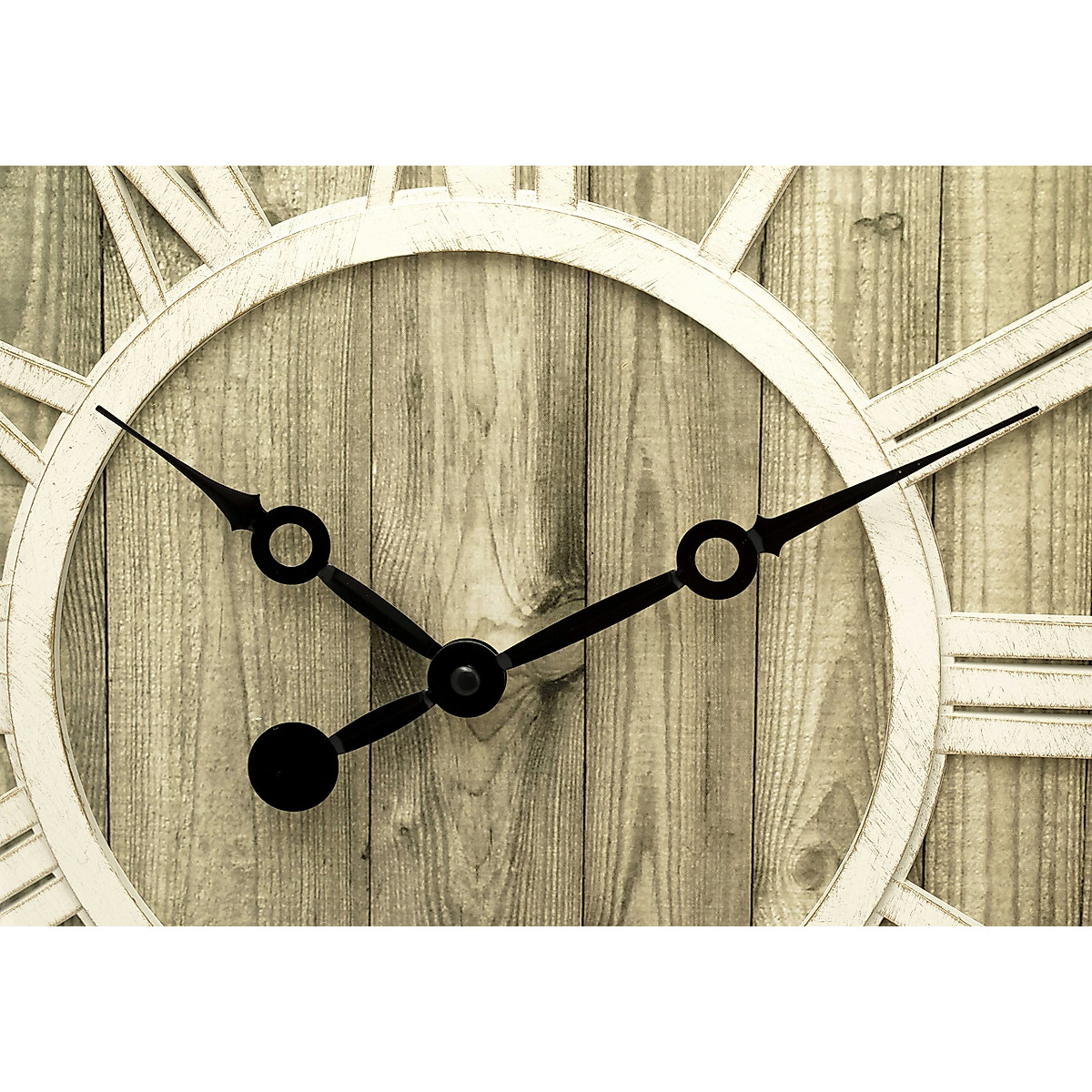 Pacific Bay Mannheim Large Wall Clock Decorative Lightweight Modern Wall Clock - Silent Non-Ticking 3-D Roman Numerals Easy-to-Read Battery Glass Face Cover - 20-inch Old World Clock – Latest Model