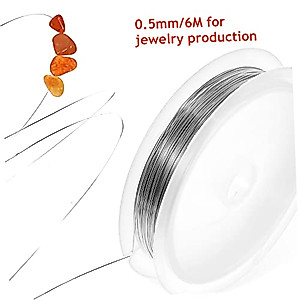 1 Box Natural Gravel Bracelets Kit Beads Round Beads Gemstone Beads Irregular Beads Natural Stone Stone Accessories Bracelets Beads