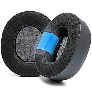 WC Freeze Nova Pro Wireless -  Hybrid Fabric Cooling Gel Replacement Earpads for Steelseries Arctis Nova Pro Wireless by Wicked Cushions, Improved Durability, Thickness & Sound Isolation | Black