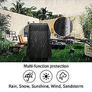 GGC 30 Inch Grill Cover Replacement for Weber 7105 Spirit 210 Series 2 Burner Gas Grills, L30 x D26 x H43 (Not Fit for Spirit II E-210)