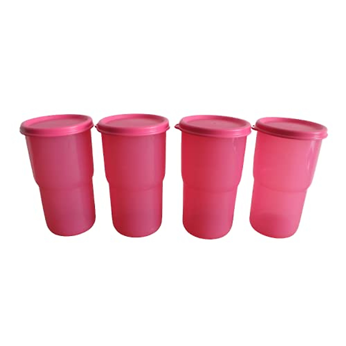 New Tupperware, NewTupperware Tabletop Stacking Tumbler 12oz 350ml Set of 4 Pink