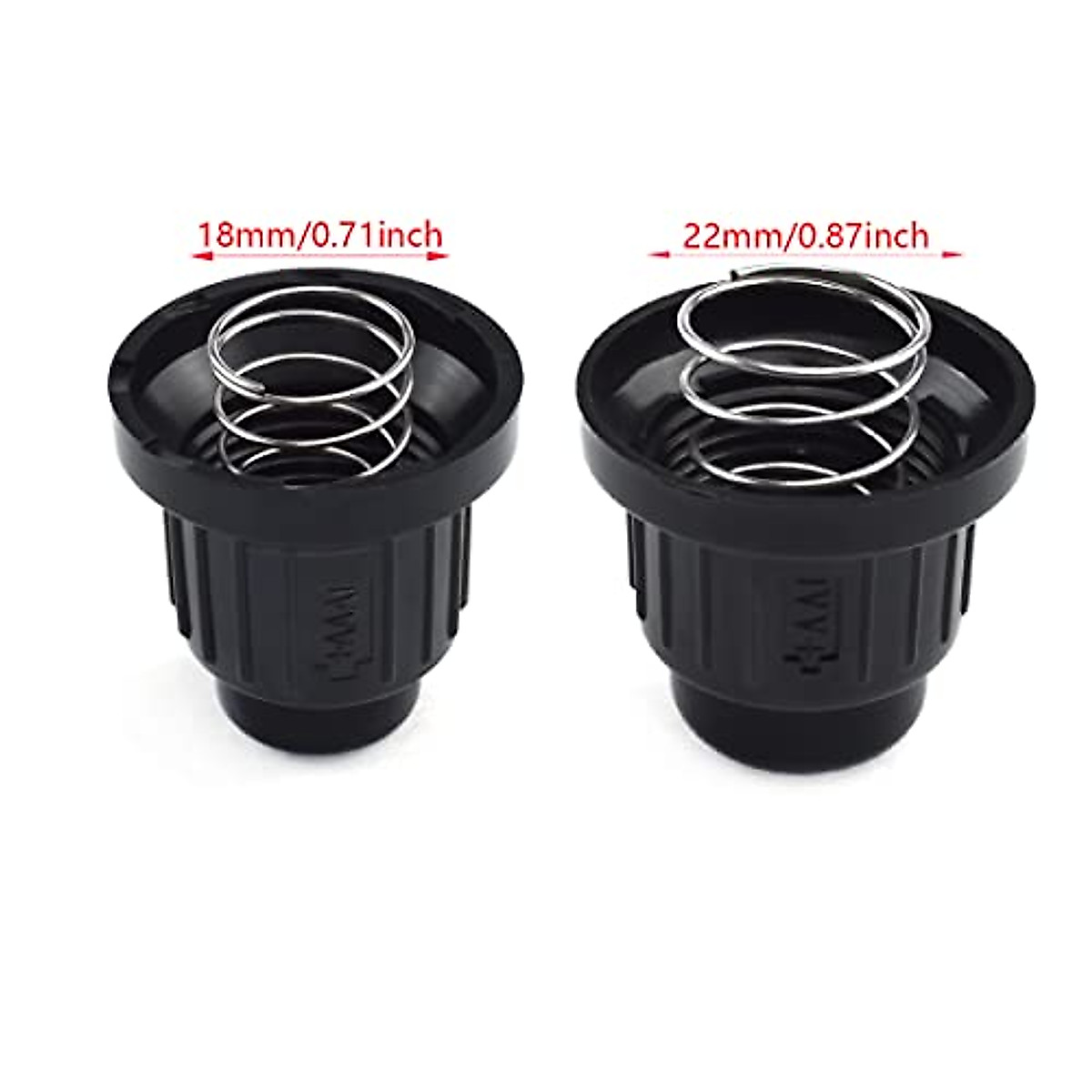 Aifeier ET Grill Blackstone Igniter Button Cap Spark Generator Knob AAA and AA Battery Pulse Igniter Push Button Switch with Springs for Replacement BBQ Ignitor Switch Cap, Pack of 2