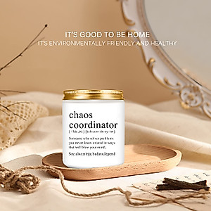 Chaos Coordinator Gifts, Gifts for Women, Unique Boss Lady Gifts for Women,Her,Mom, Friends,Coworker,Manager,Teacher,Boss, Birthday Gifts for Women - Thank You Gifts for Women,Lavender Candles