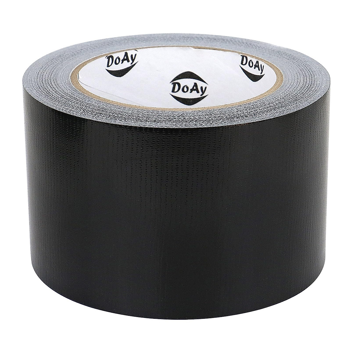 DOAY Black Duct Tape 3 Inches x 30 Yards - Heavy Duty, Upgraded to 9-Mil Thickness, Bright Color, Waterproof, Easy to Tear - Great for DIY, Repairs, Industrial, Professional Use, Indoor & Outdoor Use